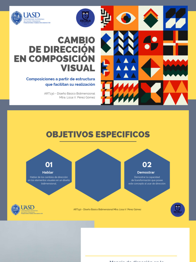 TEMA V CAMBIO DE DIRECCIÓN EN COMPOSICIÓN VISUAL_compressed | PDF ...
