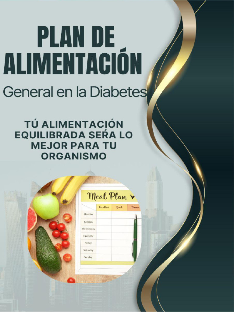Bono5. Plan de Alimentación General en La Diabetes | PDF | Alimentos ...