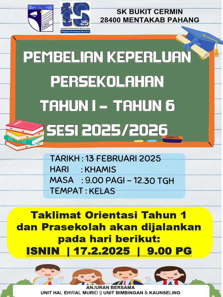 New - Buku Program Pendaftaran Tahun 1 2026 | PDF