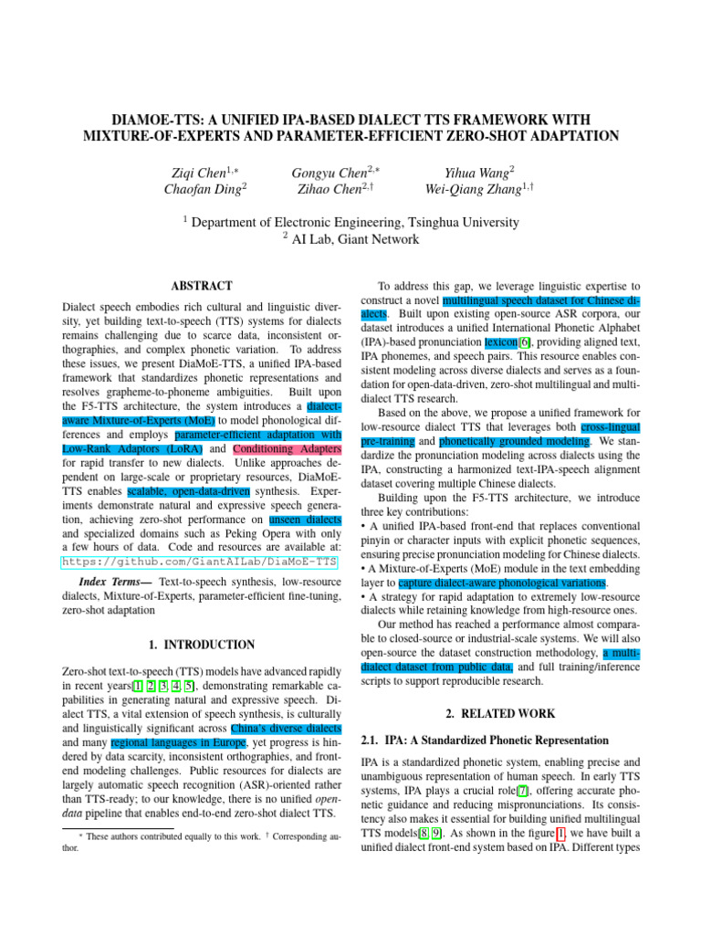 Unified IPA Dialect TTS Framework | PDF | Speech Synthesis | Standard ...
