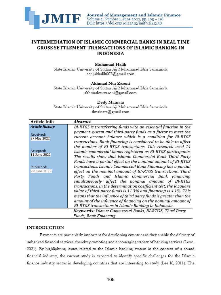 8 +Muhamad+Halik+dkk,+JMIF+Vol 2+no 1+2022+ (105-118) | PDF ...