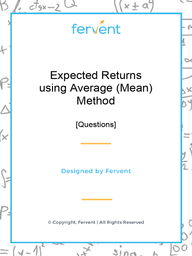 Expected Returns Calculation Guide | PDF