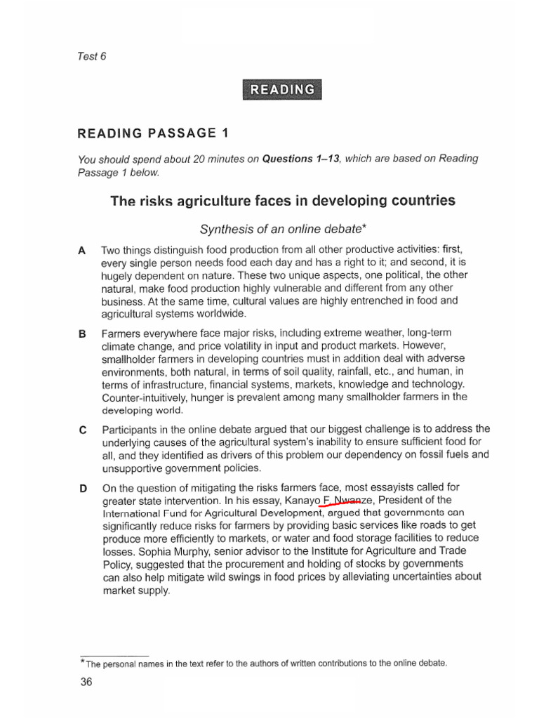 Read Test 2 | PDF