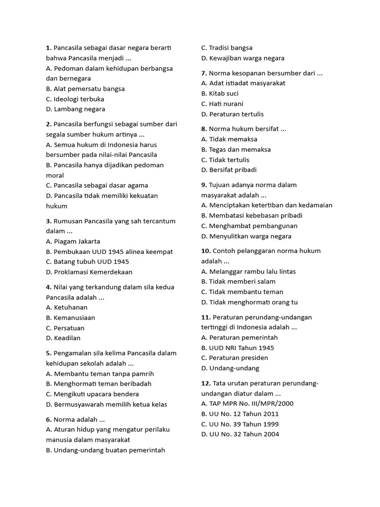 Latihan Soal Kelas 8 | PDF