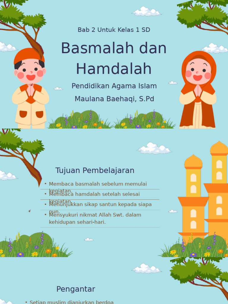Basmalah dan Hamdalah untuk Anak SD | PDF