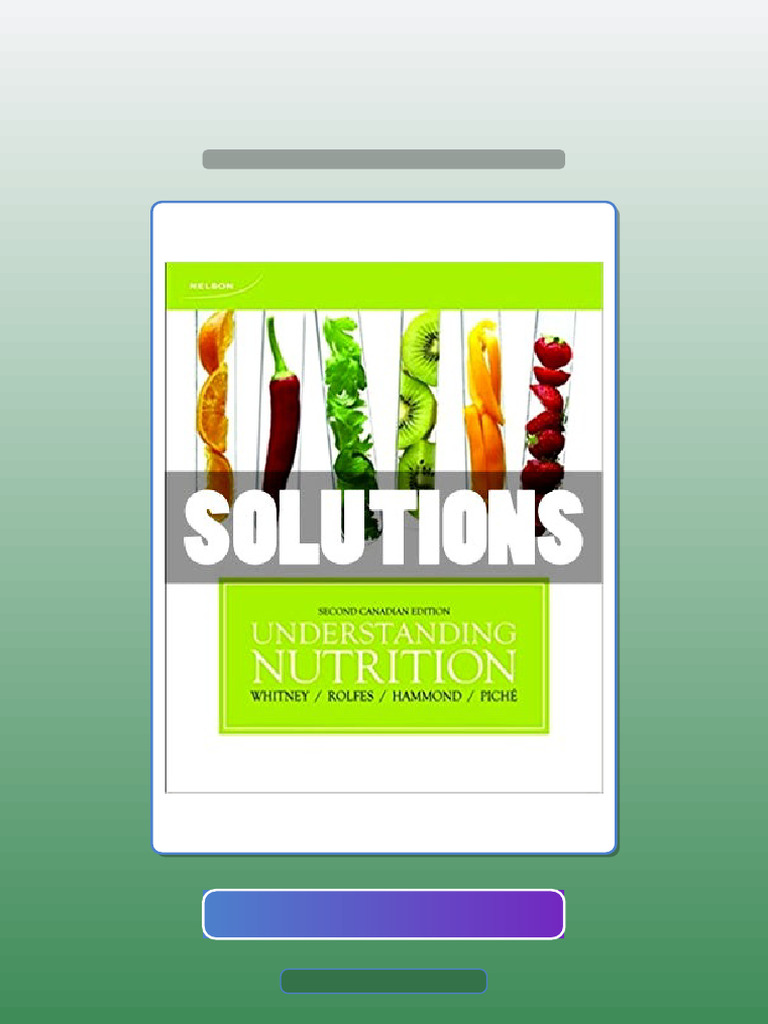 Understanding Nutrition 2 Ed Whitney Ebook and TestBank Bundle Exam ...
