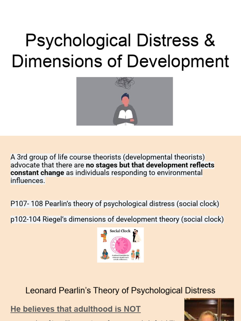Riegel & Pearlin | PDF | Stress (Biology) | Psychological Resilience