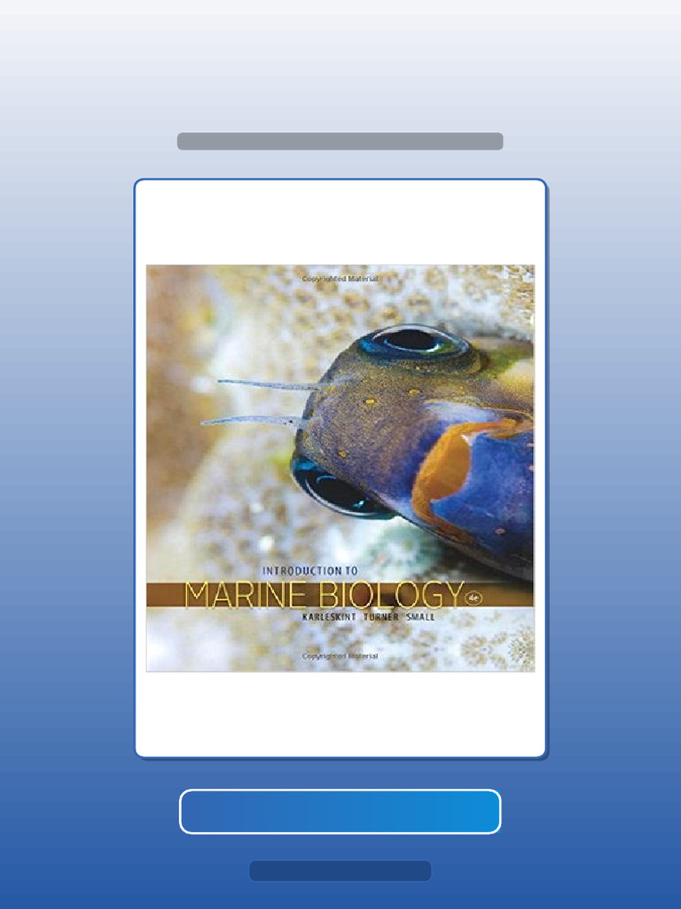 Test Bank for Introduction to Marine Biology 4th Edition Karleskint ...
