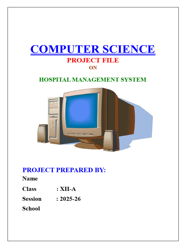 Hospital Management System Project | PDF | Databases | Python ...