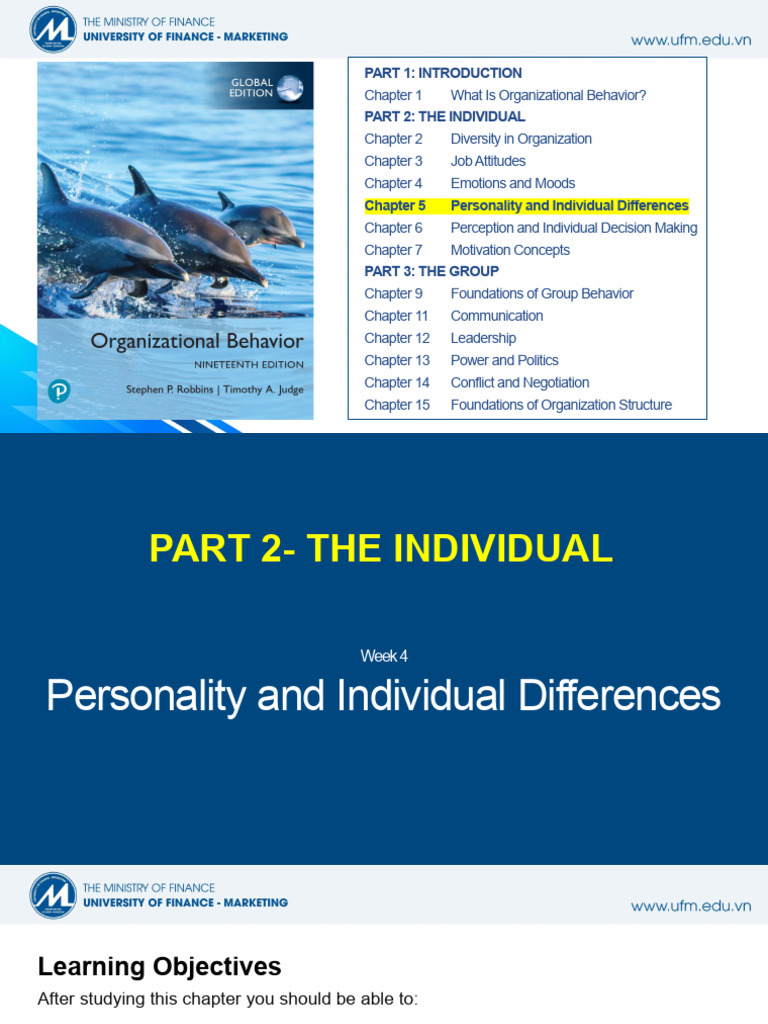 OB - Chapter 5 - Personality and Individual Differences 5jg | PDF ...