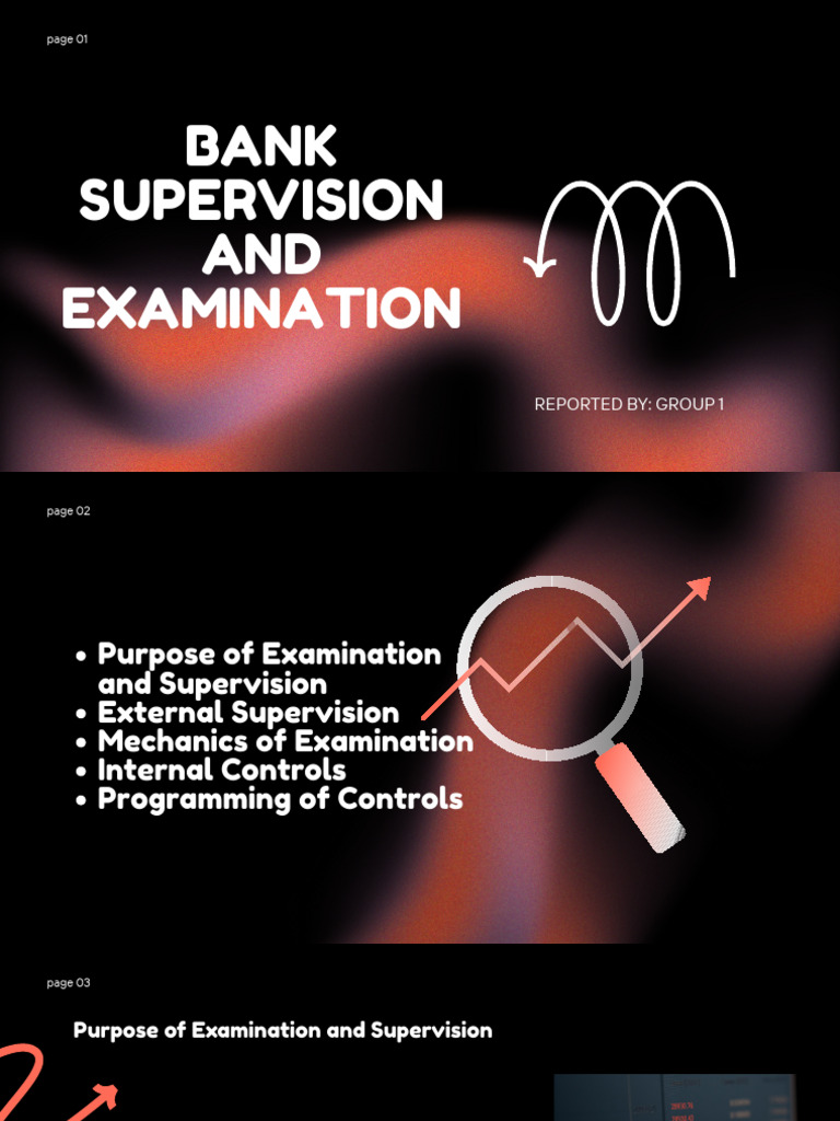 Bank Supervision and Examination Overview | PDF | Internal Control ...