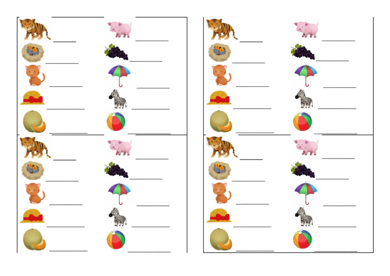 Alphabet - Guess The Picture | PDF