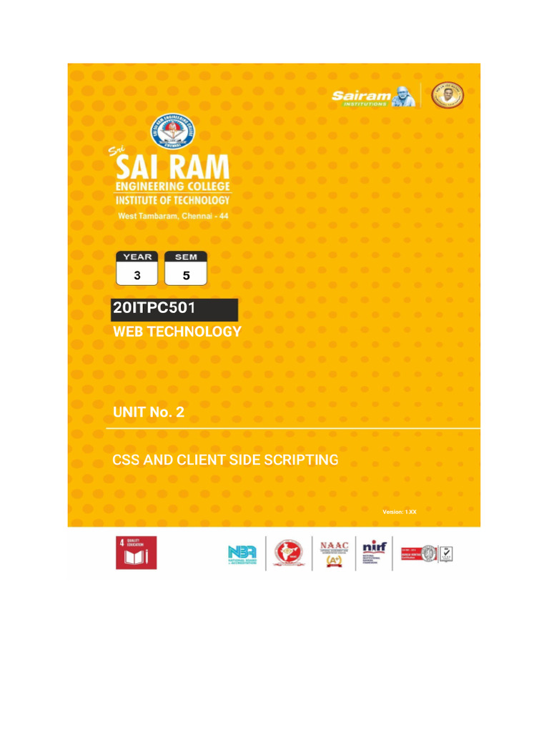 1.9 Introduction to CSS | PDF | Html | World Wide Web