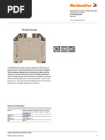 Weidmüller WDU 4 Terminal Block Data Sheet | PDF | Electrical Connector ...