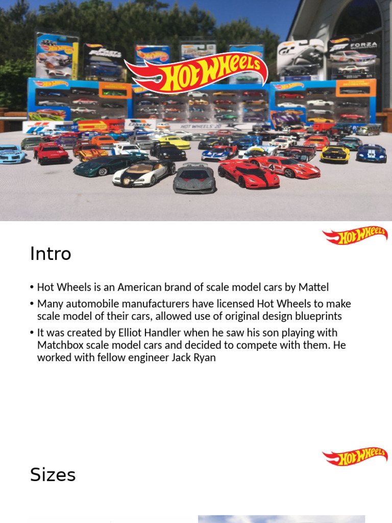 Hot Wheels: Scale Model Cars Overview | PDF