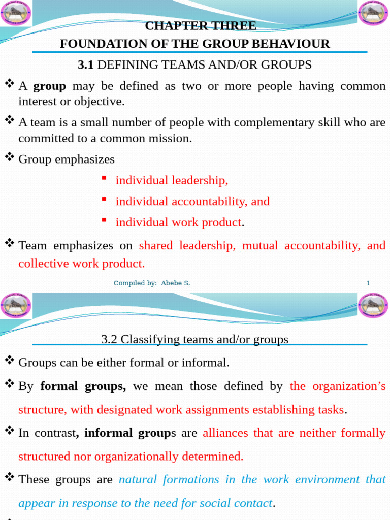 OB CHAPTER 3 Perception, Personality, Attitude | PDF | Group ...