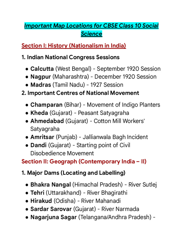 Imp MAPS - Kriti Di? | PDF