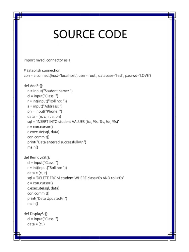 Code Removed | PDF