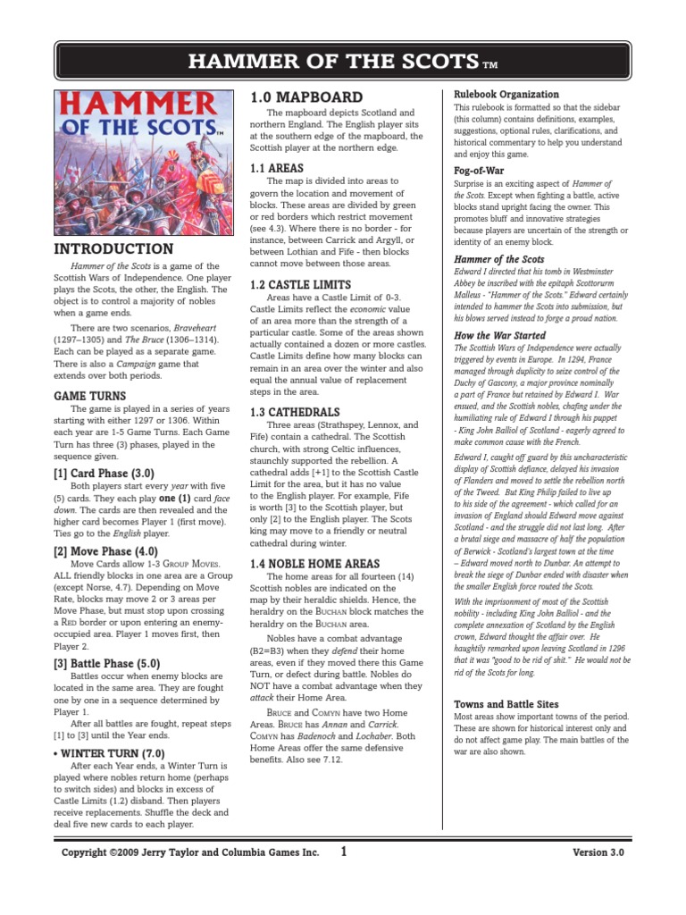 Hammer Rules | PDF | Scotland | Battles
