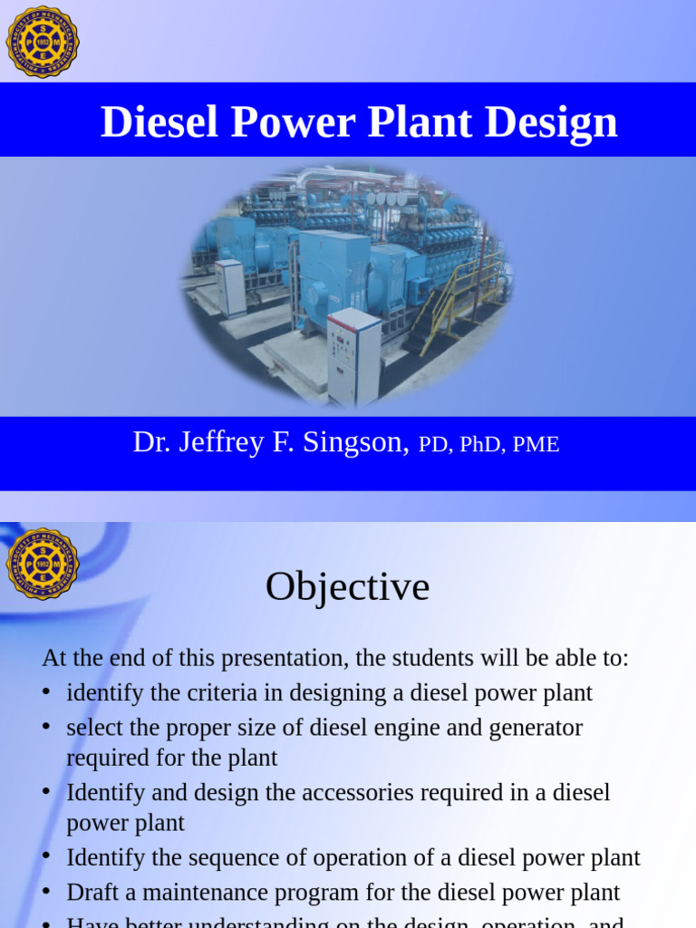 Diesel Power Plant Design Guide | PDF | Power Station | Diesel Engine