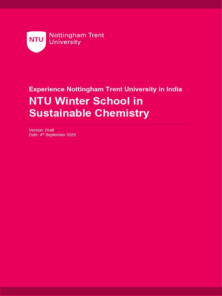 NTU Chemistry Winter School_draft | PDF | Thin Layer Chromatography ...