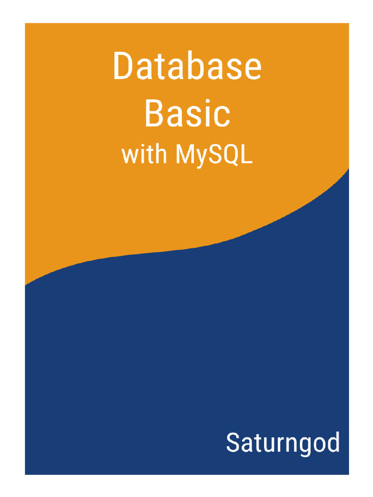 Database Basic1 | PDF