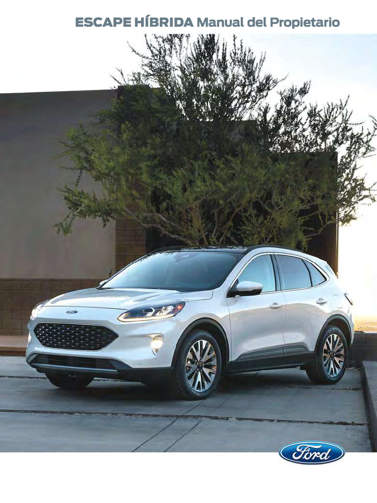 Fco Ford Escape Hibrida Manual Hibrid Pdf Transmisión Automática