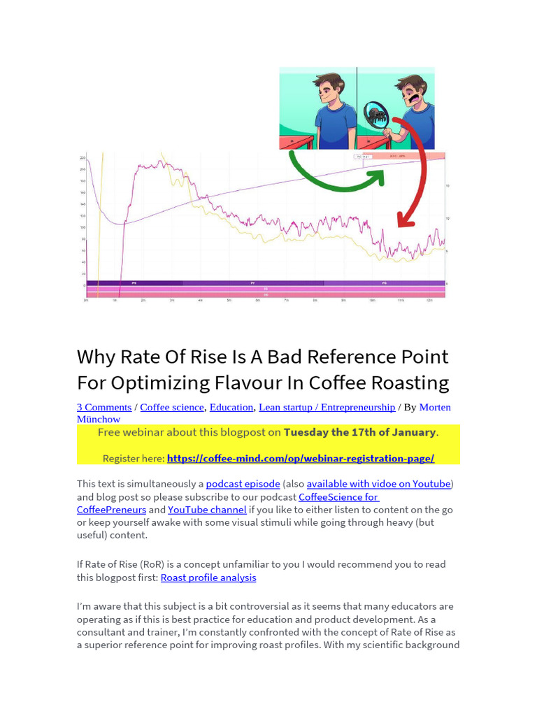 Why Rate Of Rise Is A Bad Reference Point For Optimizing Flavour In ...