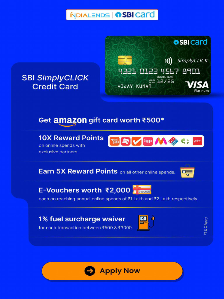 SBI Click Credit Card | PDF