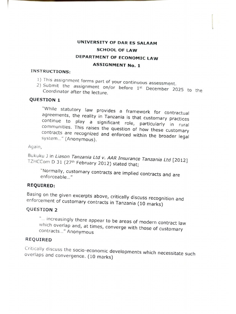 Assignment - Contract | PDF