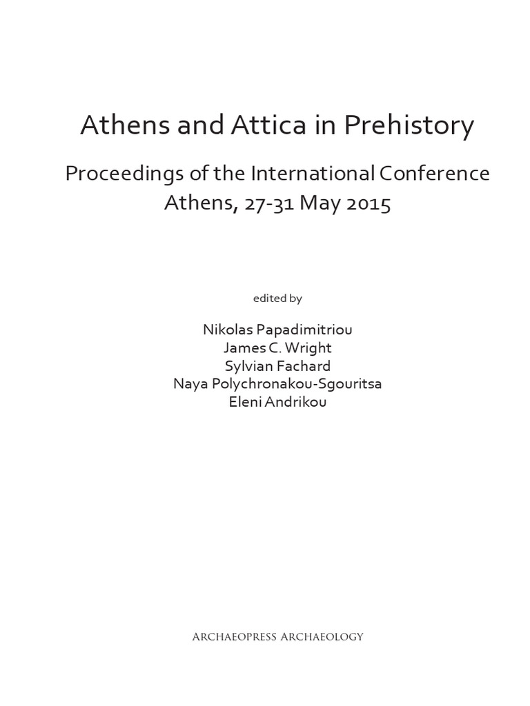 Thorikos in Context The Prehistory | PDF | Mycenaean Greece | Athens
