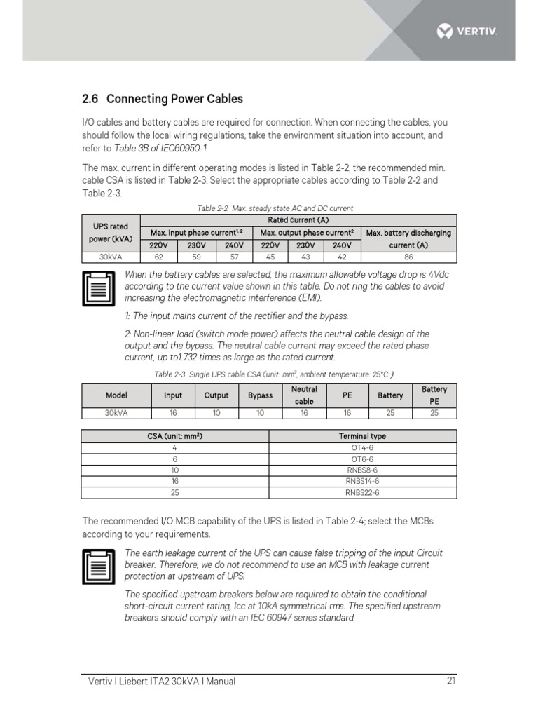 30kVA ITA2 Connection details (1) | PDF | Electrical Components ...