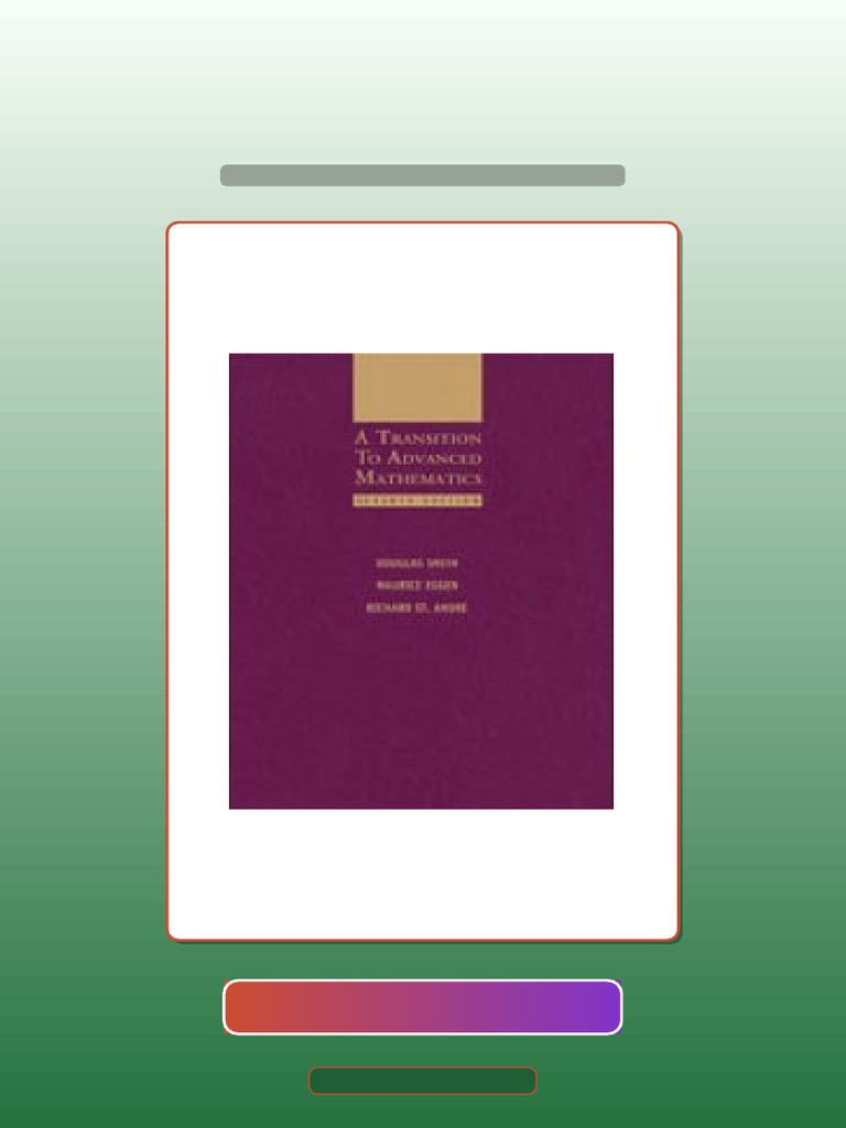 Test Bank for a Transition to Advanced Mathematics 7th Edition | PDF ...
