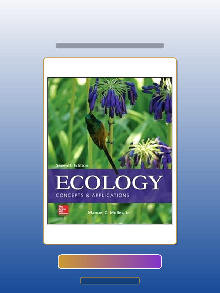 Test Bank For Ecology Concepts and Applications 7th Edition | PDF ...