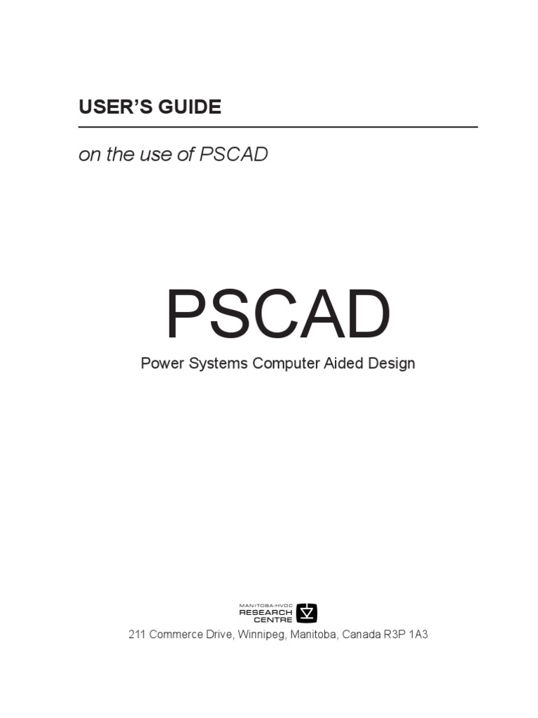 Pscad Manual | PDF | Parameter (Computer Programming) | Library (Computing)