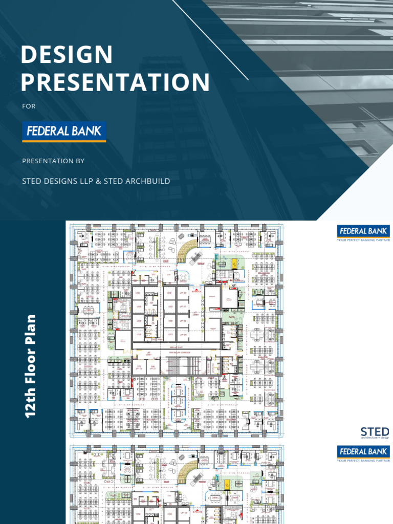 Federal Bank Office Design Concepts | PDF