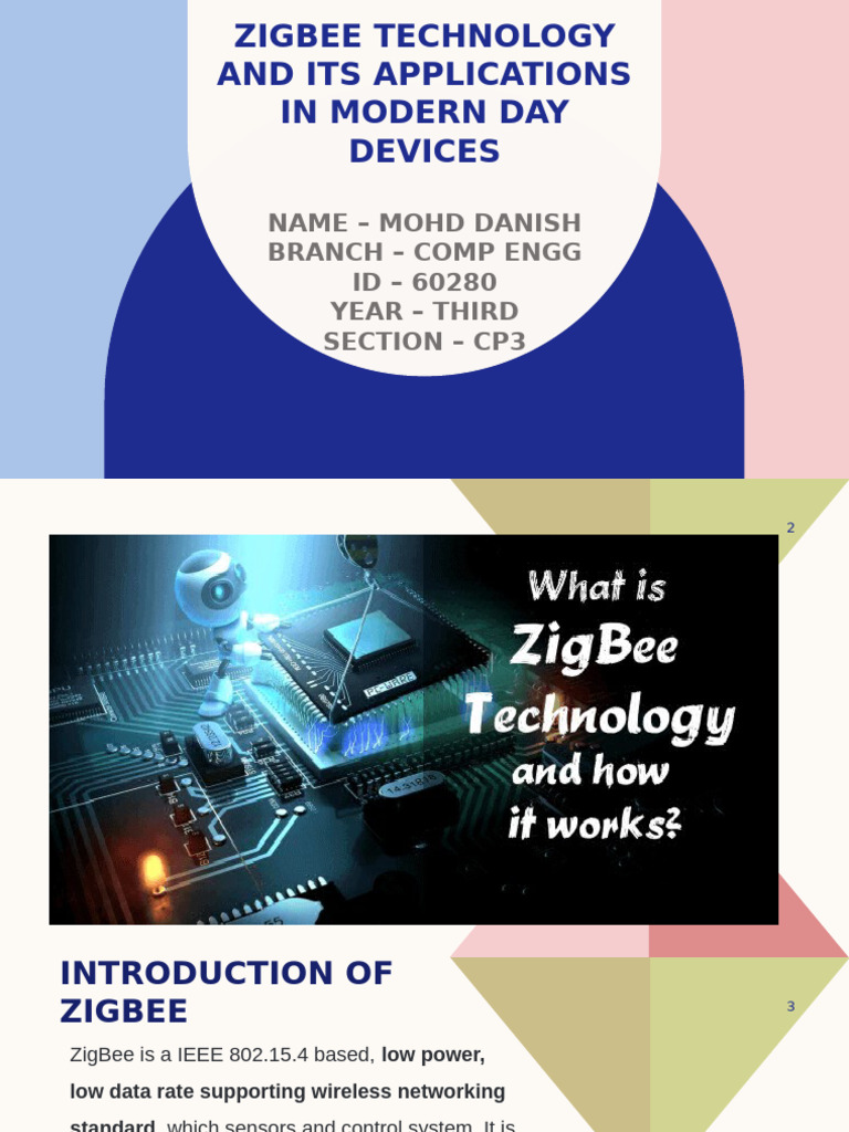 zigbee ppt | PDF | Computer Network | Networking Standards