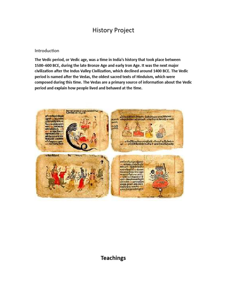 Vedic Period: Key Insights and Architecture | PDF