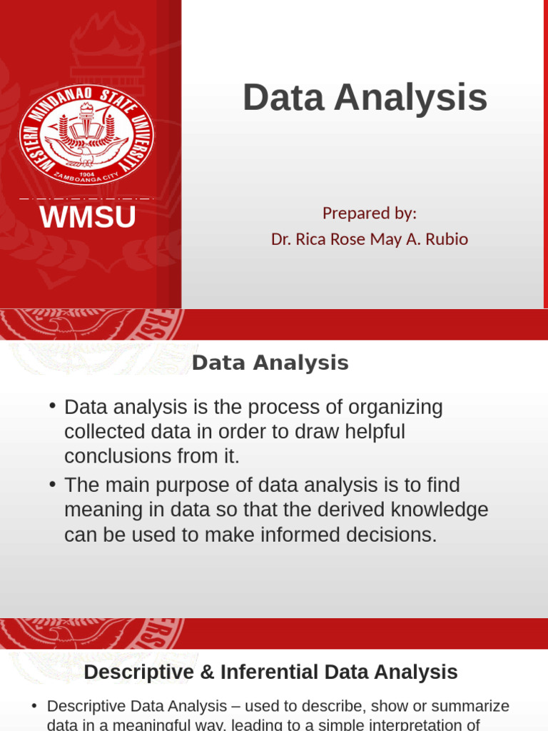 4. Data Analysis Measures of Central Tendency (1) | PDF | Median | Mean