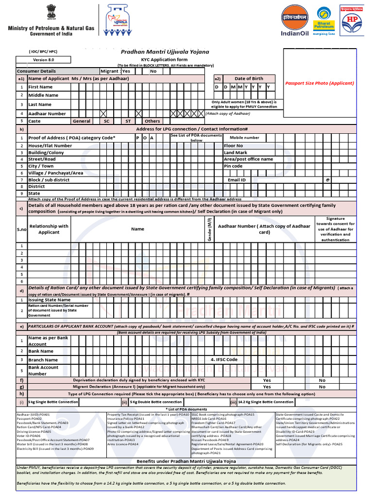3.0 Kyc Form | PDF | Liquefied Petroleum Gas