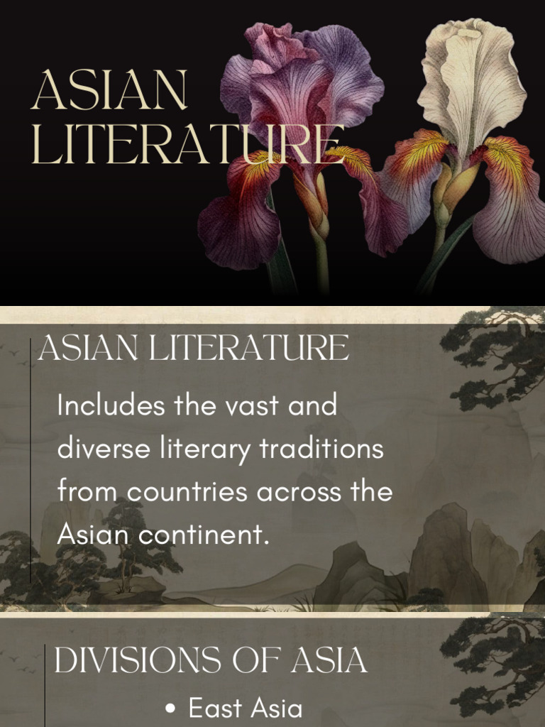 Overview of Asian Literature Traditions | PDF | Vedas | Poetry