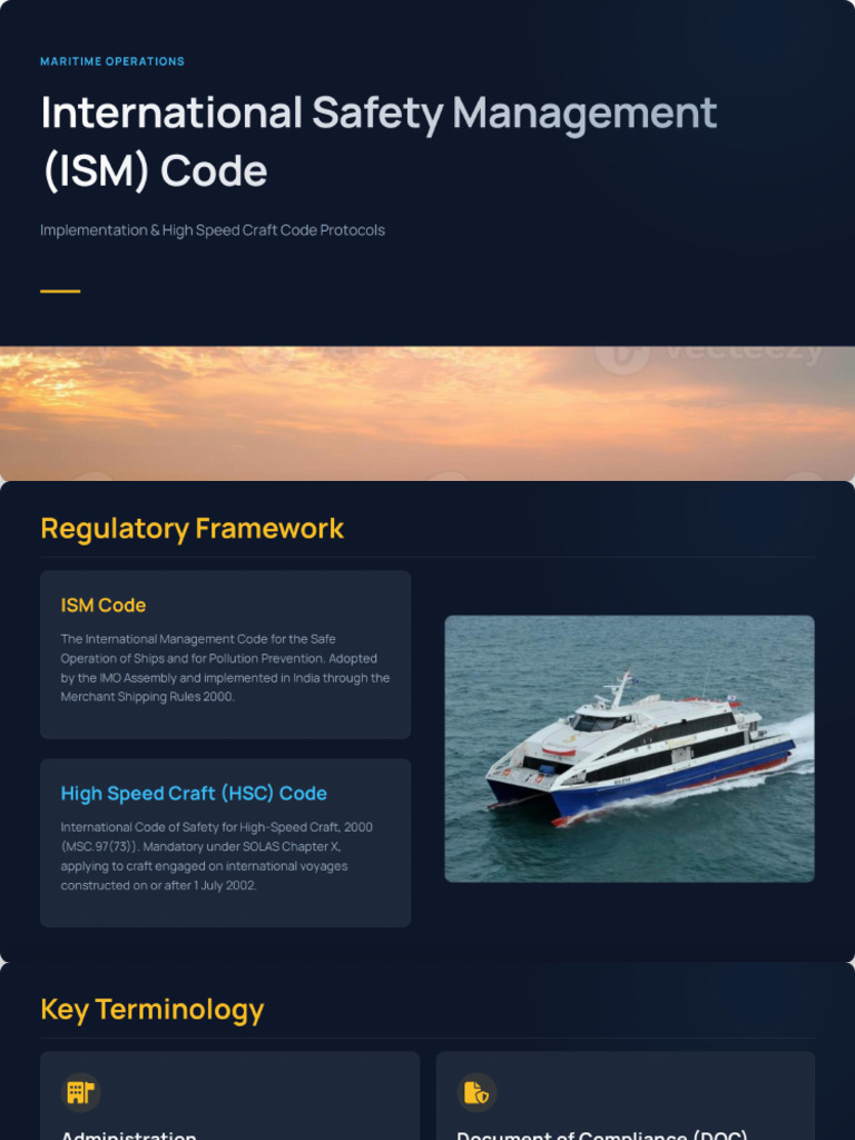 International Safety Management (ISM) Presentation | PDF