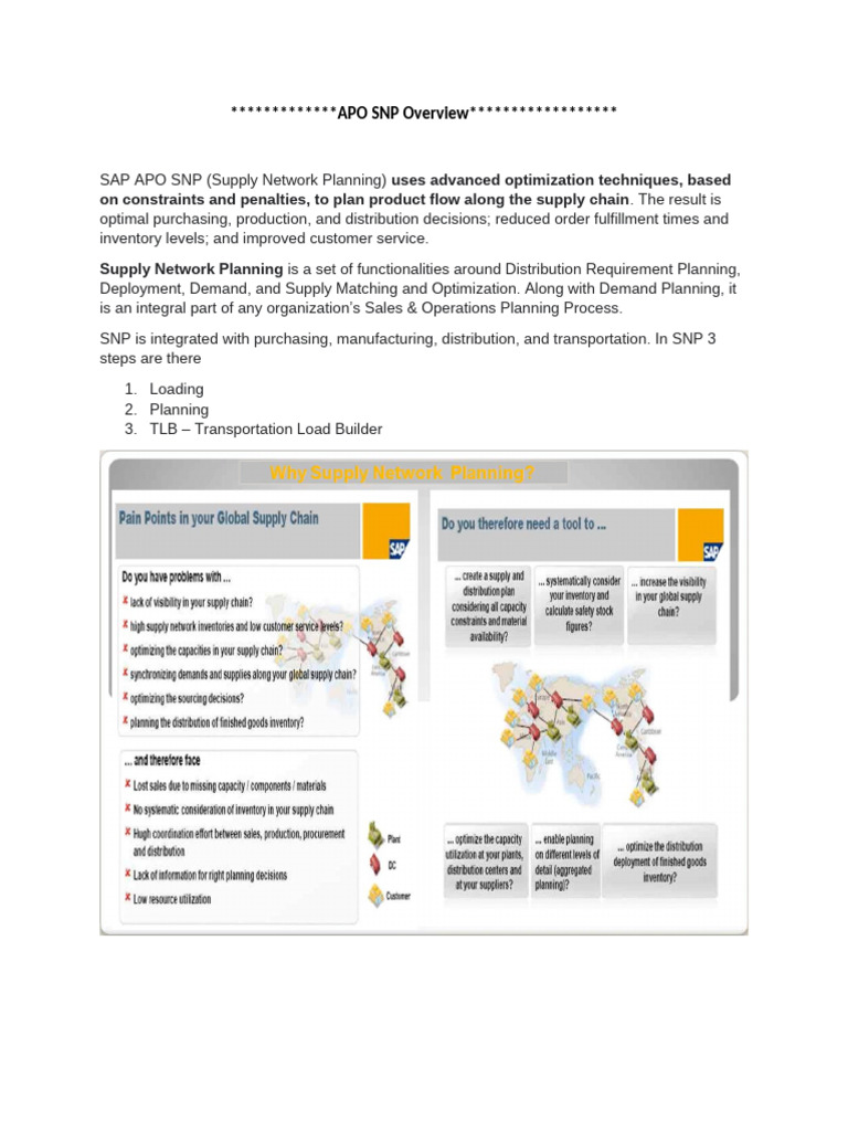 16 APO SNP Overview | PDF