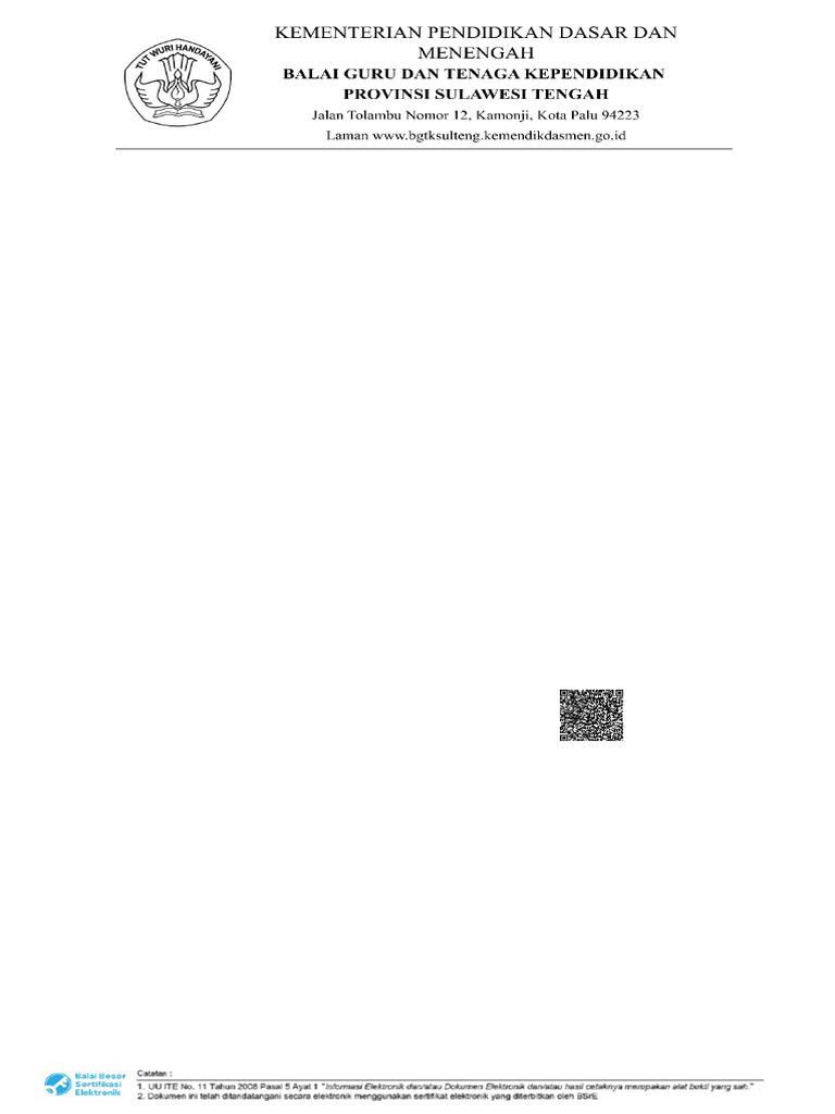 Surat Pemberitahuan Batas Waktu LMS | PDF