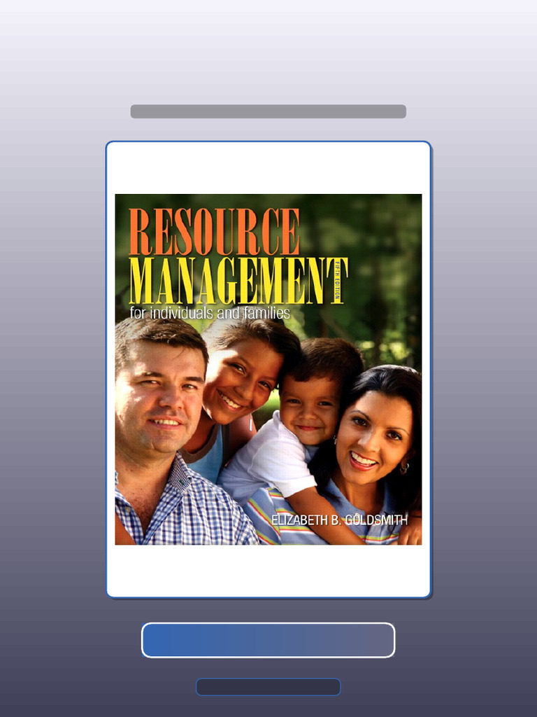 Test Bank for Resource Management for Individuals and Families 5E 5th ...