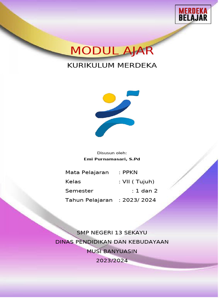 Contoh Desain Cover Perangkat Kumer | PDF