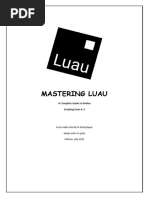 Luau Coding Basics for Roblox | PDF | Data Type | Software Development