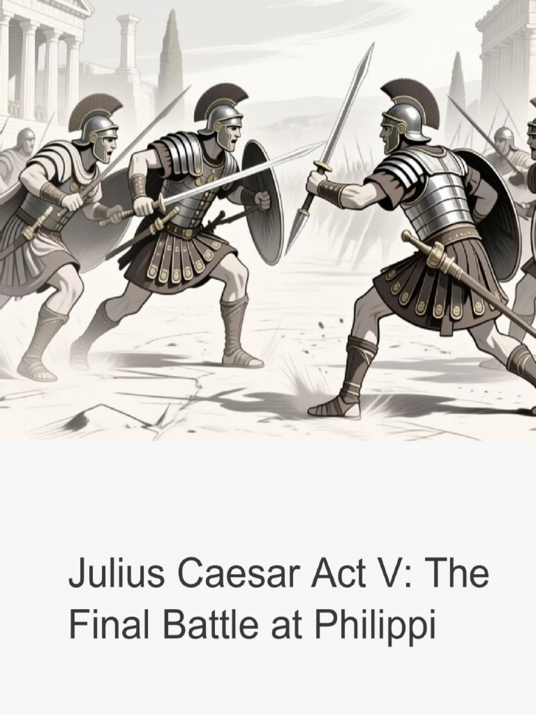 Julius Caesar Act v Compressed.pptx (3) | PDF | Mark Antony | Augustus