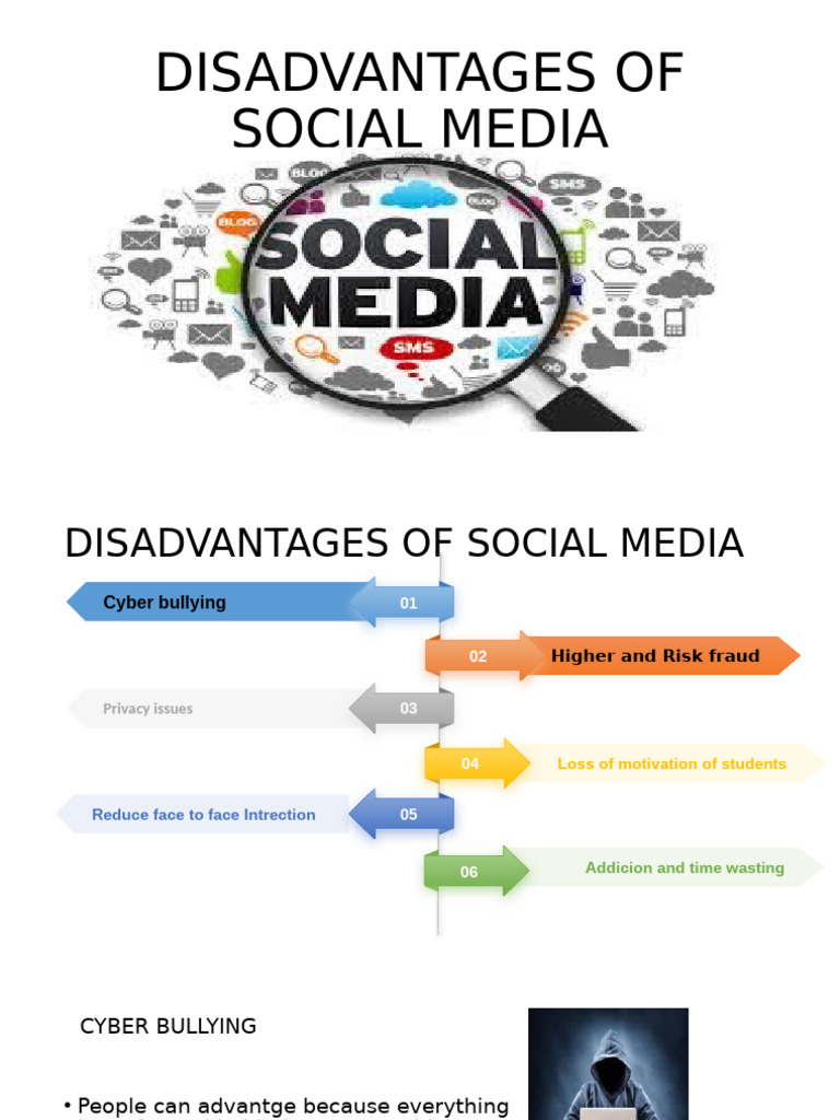 Disadvantages of Social Media | PDF | Cyberbullying | Psychological ...