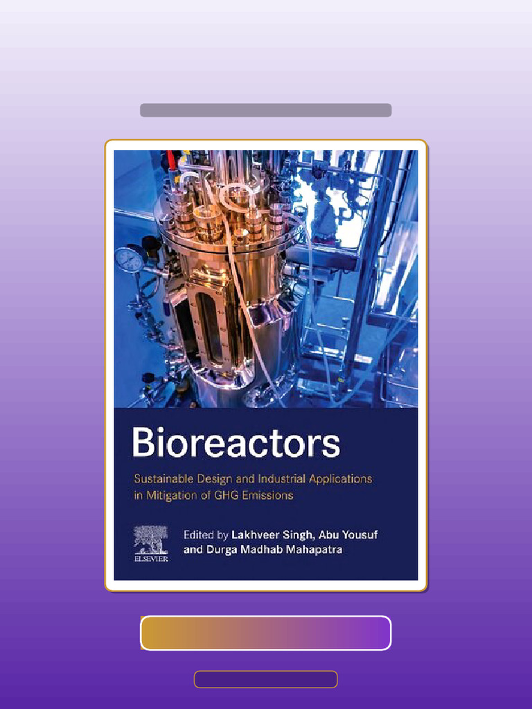 Bioreactors Sustainable Design and Industrial Applications in ...
